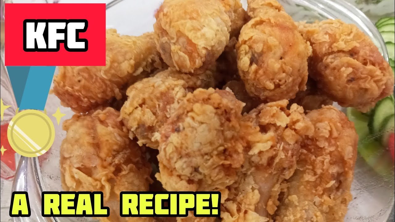 KFC HIPS, WINGS. Crispy Chicken, as in the Kfc/A real RECIPE! - YouTube