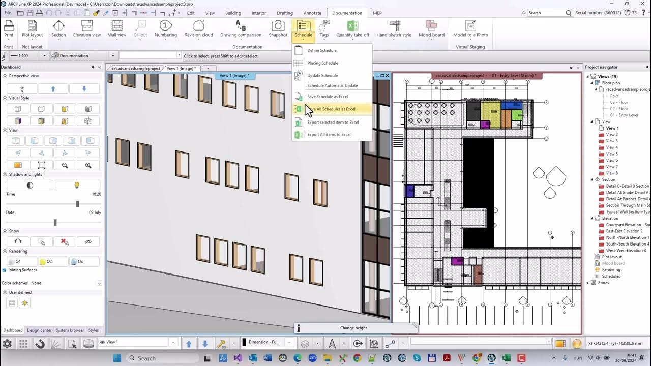 Data extraction from a Revit BIM model - YouTube