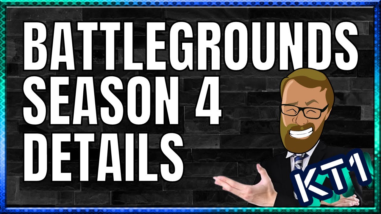 Battlegrounds Season 4 Announced! New Nodes! Longer Off Season! - YouTube