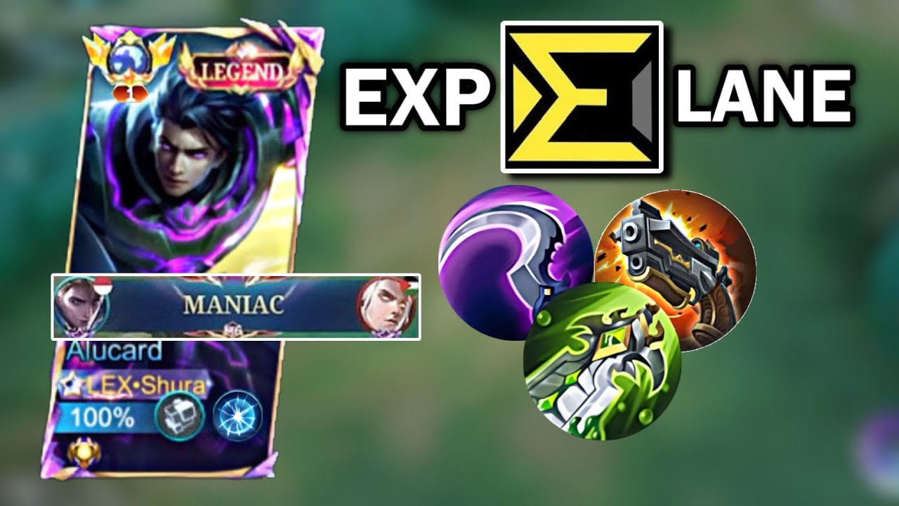 MANIAC!! ALUCARD EXP LANE BEST BUILD & EMBLEM 2025 | MOBILE LEGENDS ...
