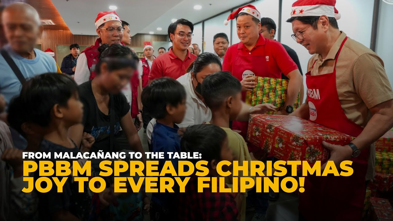 From Malacañang to the Table: PBBM Spreads Christmas Joy to Every ...
