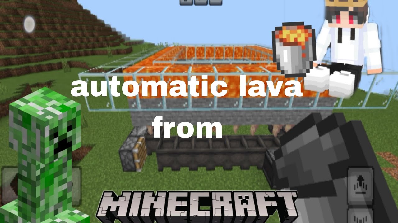 best automatic Lava farm tutorial Minecraft bedrock edition🤫😲🎉🎊# ...