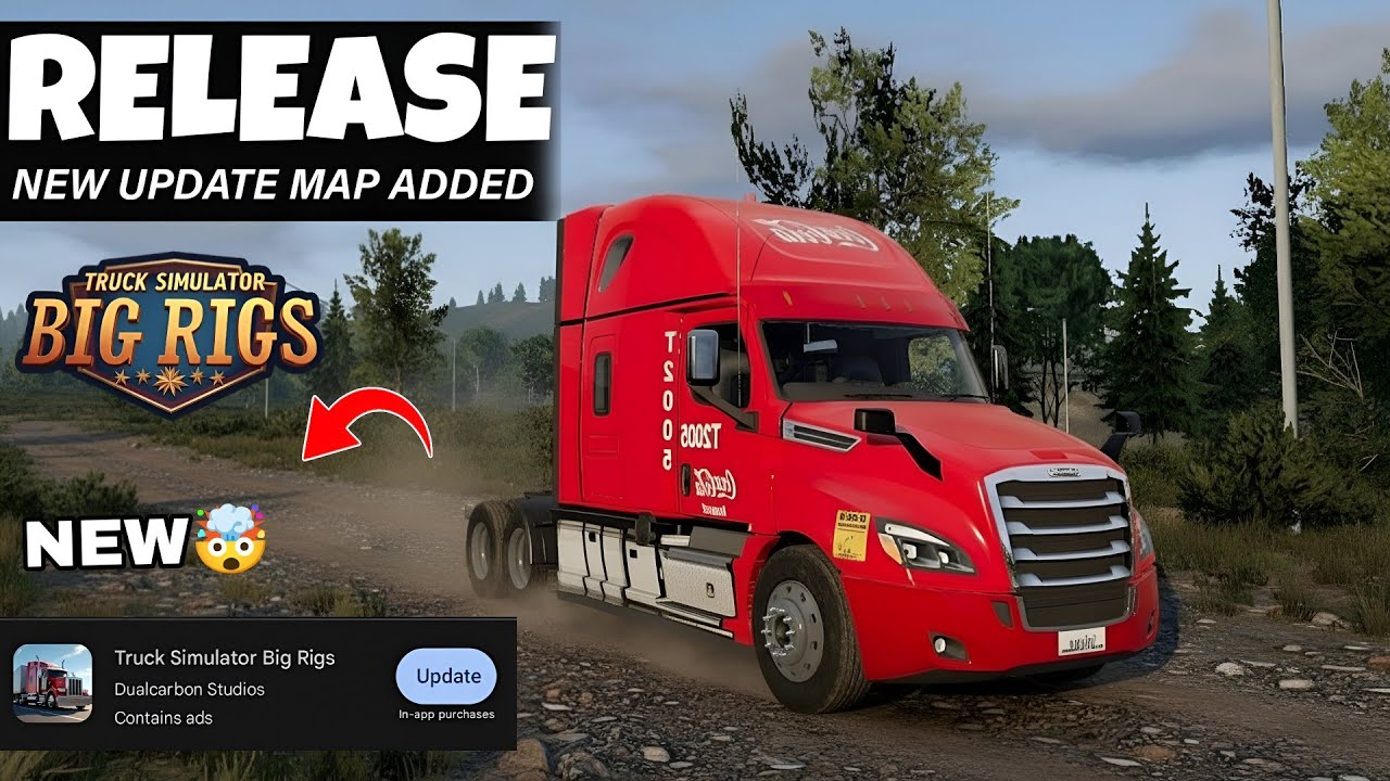 Truck Simulator Big Rigs Finally New UPDATE RELEASED - New Map Added ...