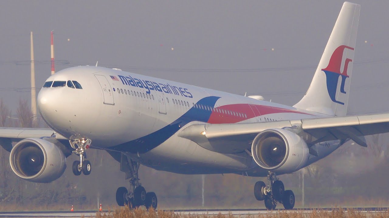 4K WINTER ️ HEAVY Landings Rwy 06 & 18R Amsterdam, Kuwait A330-800 ...
