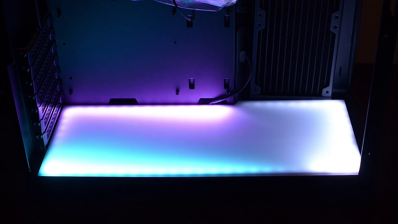 ARGB Lightbox for lian li Dynamic PC-011/ RAZER EDITION - YouTube