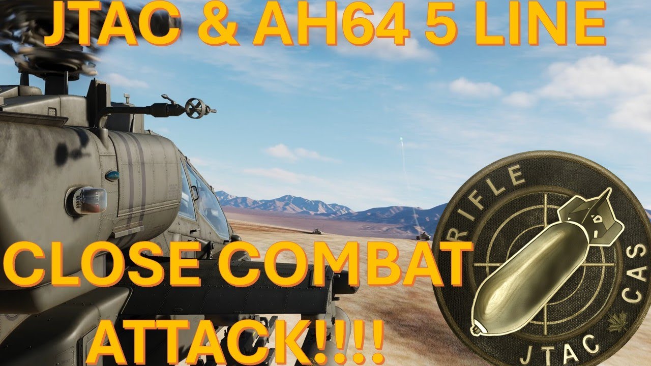 JTAC EXECUTES 5 LINE WITH AH64 | DCS | JTAC | CAS | - YouTube