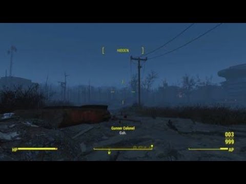 Fallout 4 Double Headshot with old reliable - YouTube