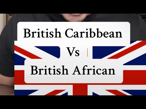 British African vs British Caribbean