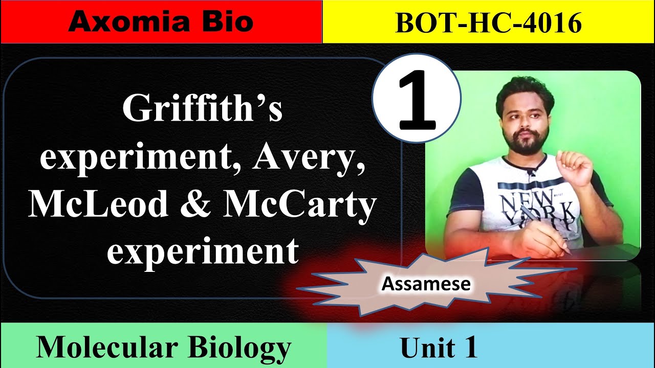 Griffith, Avery, Mcleod & McCarthy Exp.| Molecular Biology| Dr Rajib ...