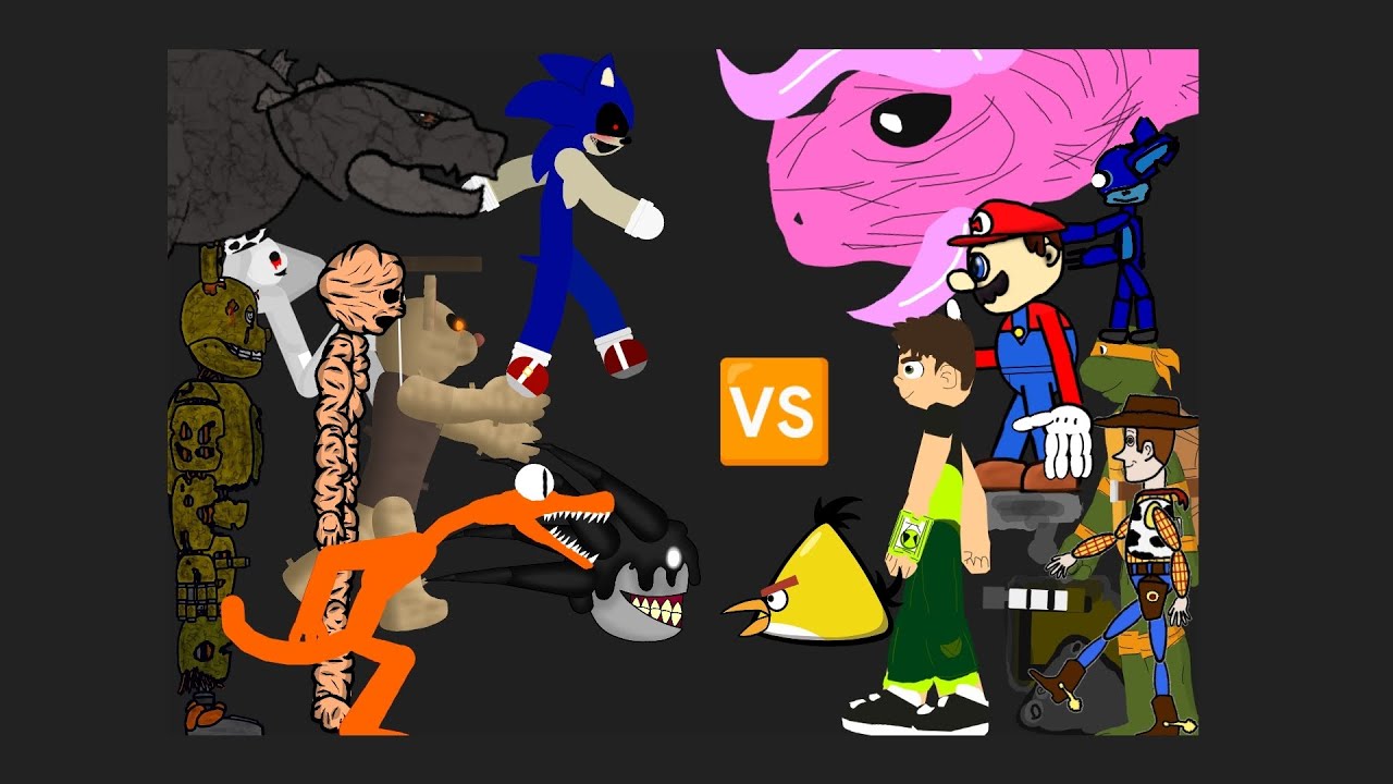 horror games internet and games movie vs cartoon part 2 - YouTube