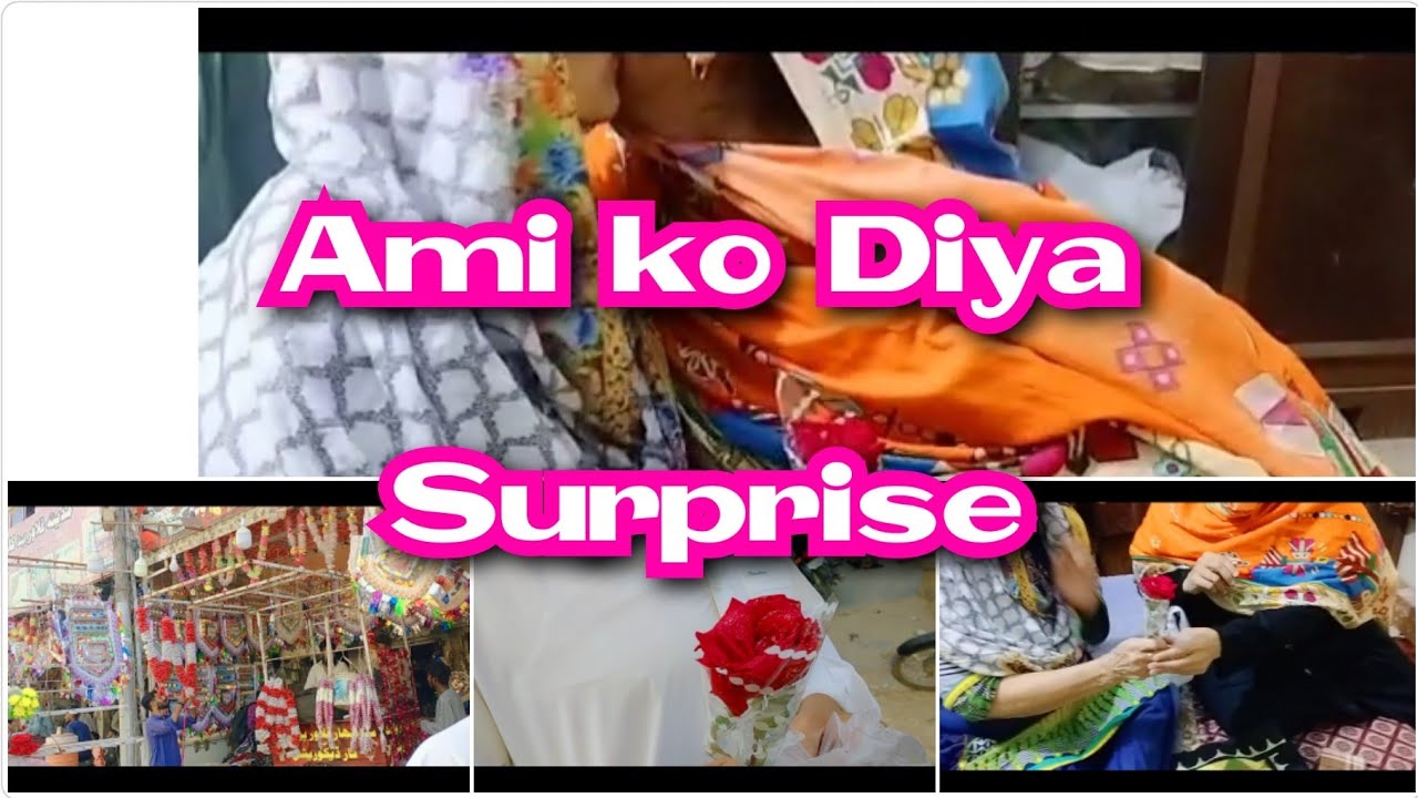 Happy Mother`s Day ||Ami ko Diya Surprise 💐|| solangi family vlog - YouTube