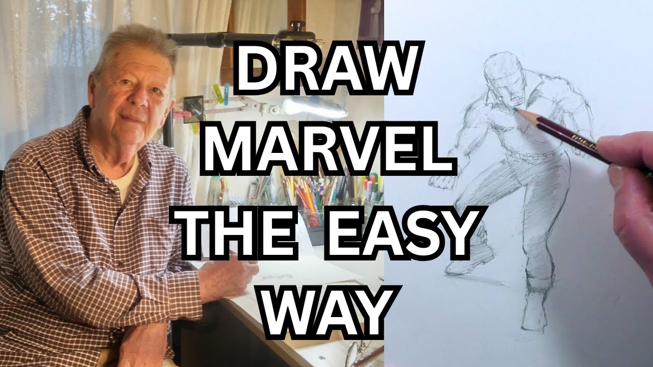 How to Draw The Marvel Way | Beginner Friendly Step By Step Tutorial ...