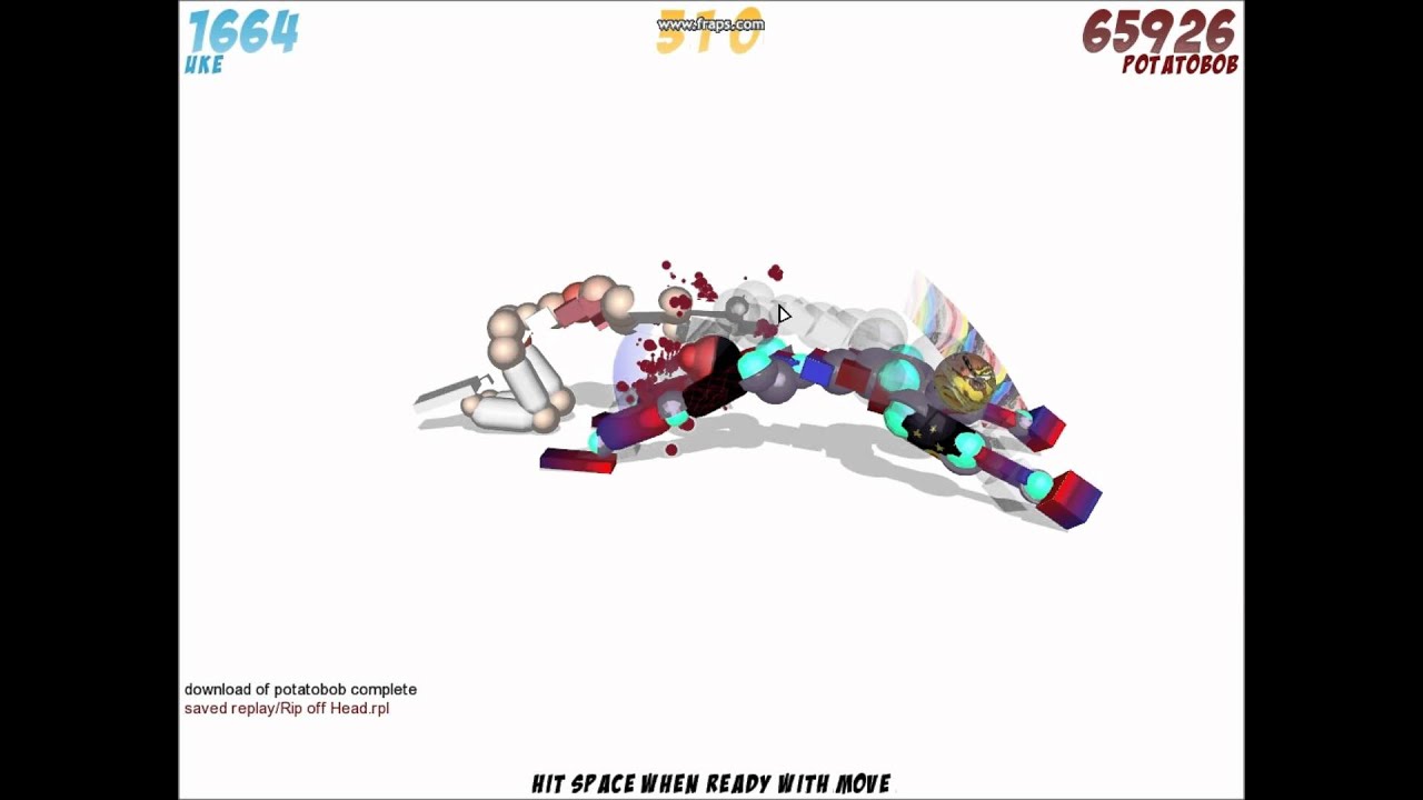 How to rip off ukes head on Toribash - YouTube