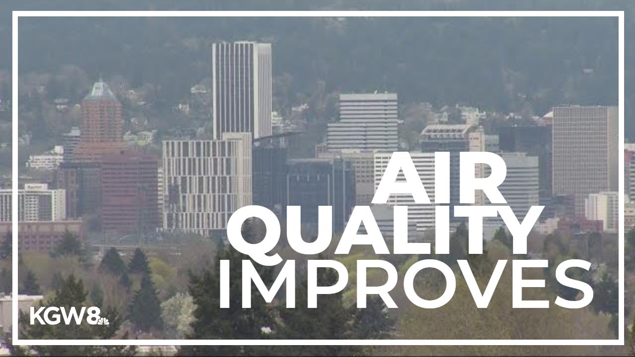 Portland metro's air quality improves, but smoke could yet return - YouTube