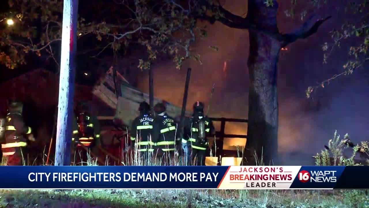 Jackson firefighters seek raise - YouTube