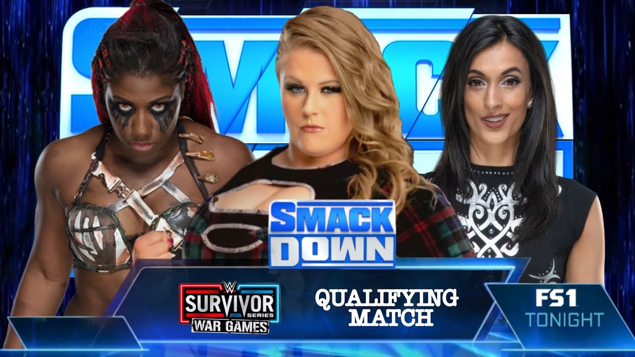 SMACKDOWN || JINNY VS DOUDROP VS EMBER MOON || SURVIVOR SERIES ...