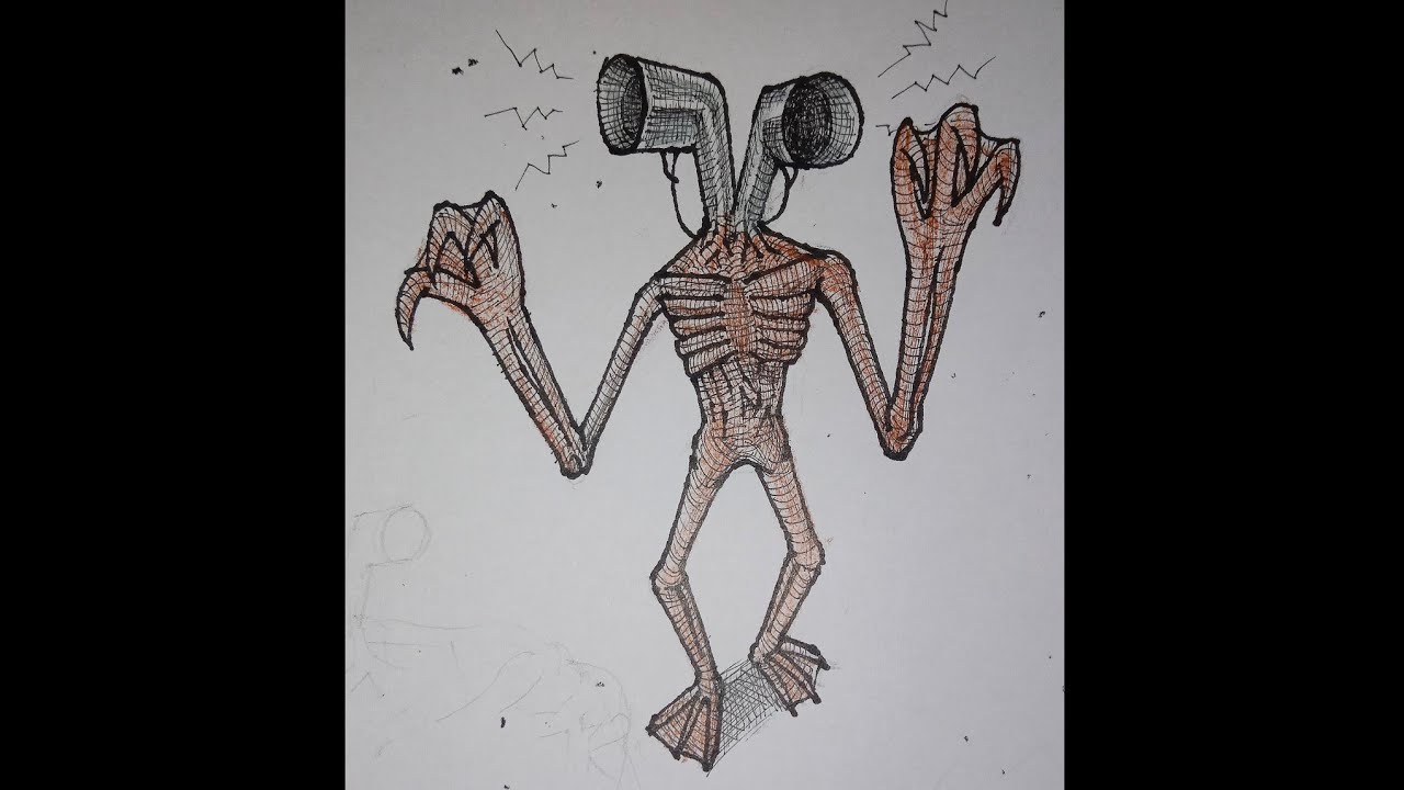 Pipehead drawing วาดเปรตท่อ #pipehead - YouTube