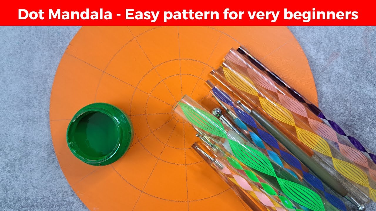 Dot Painting | Dot Art | Dot mandala for beginners | Mandala Art | 186 ...