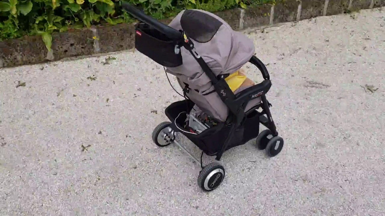 Stroller with motor - YouTube