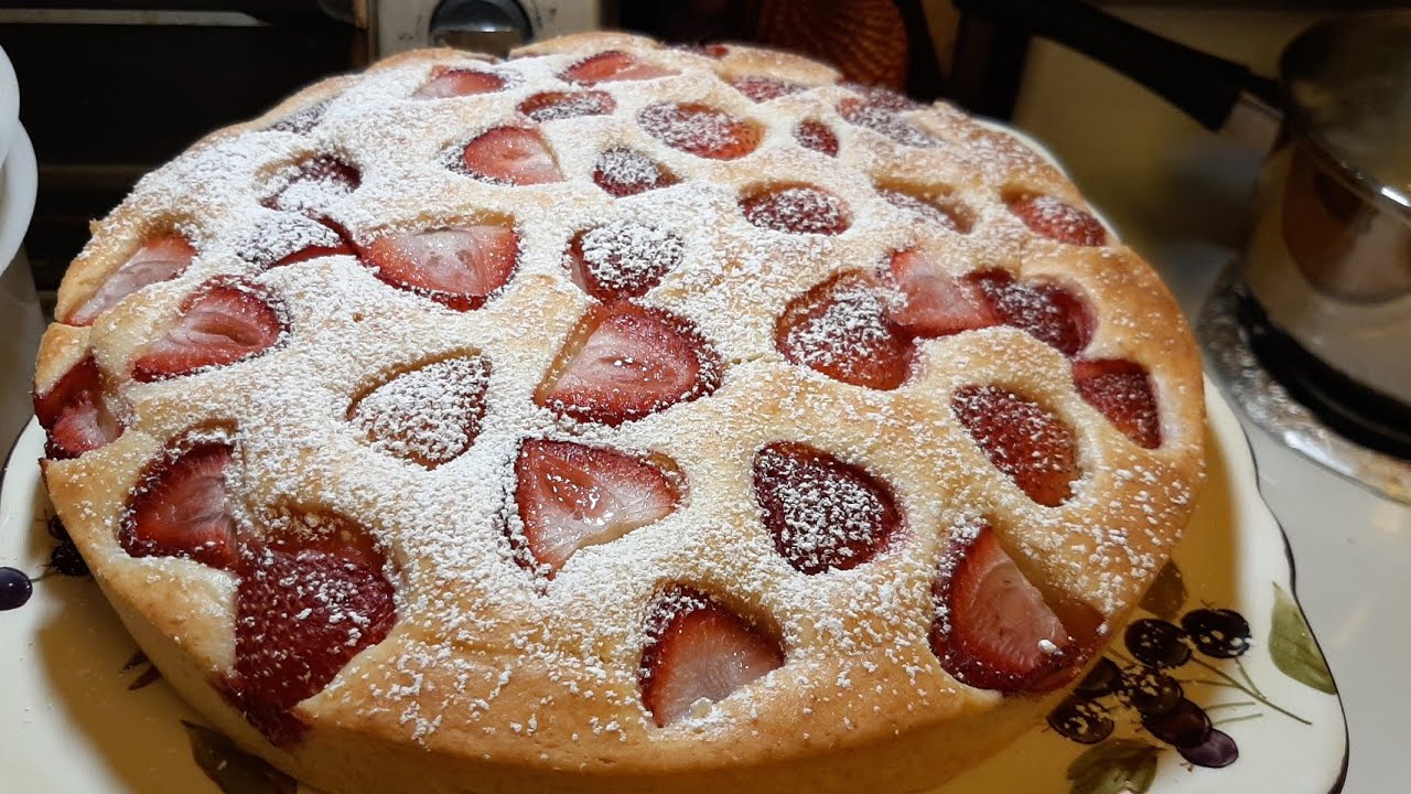 ቀላል የእንጆሪ ኬክ,, how to make easy strawberry cake Ethiopian food recipe ...
