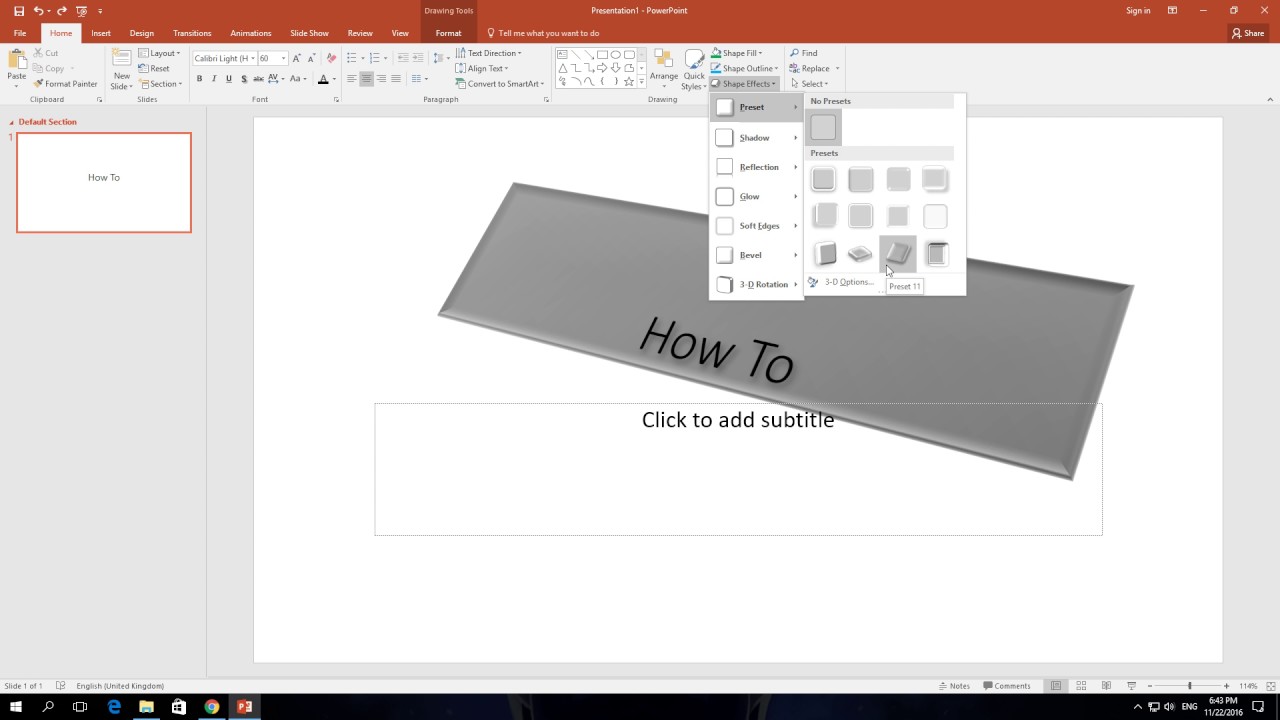 How To Add Shape Effects In PowerPoint 365 YouTube how-to-add-shape-effects-in-powerpoint-365-youtube
