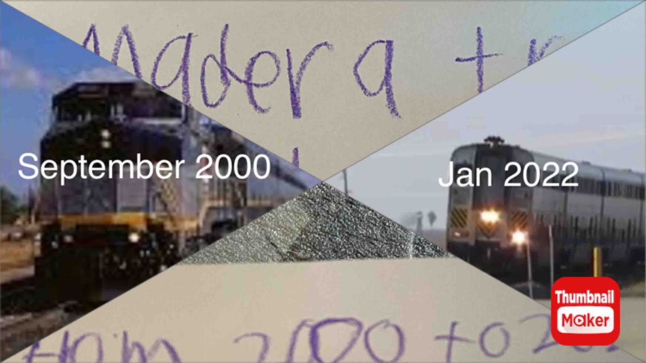 Evolution of Madera train station (2000 - 2022) 30 subs special - YouTube