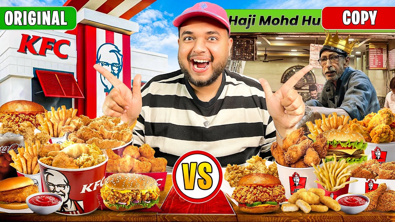 KFC VS COPY JFC Who is the Orginal Father ? || Honest Review 🥵🥵 || Are ...