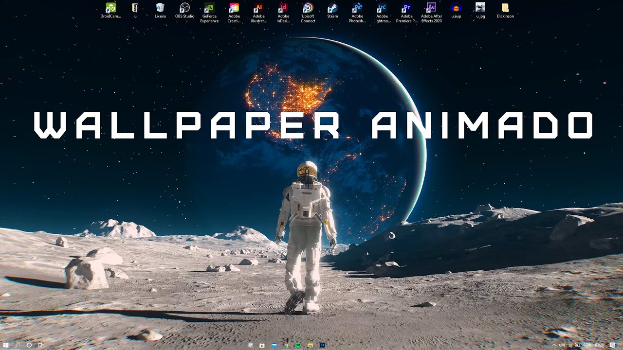 WALLPAPER PERSONALIZADO (ENGINE) E BARRA DE TAREFAS TRANSPARENTE! - YouTube