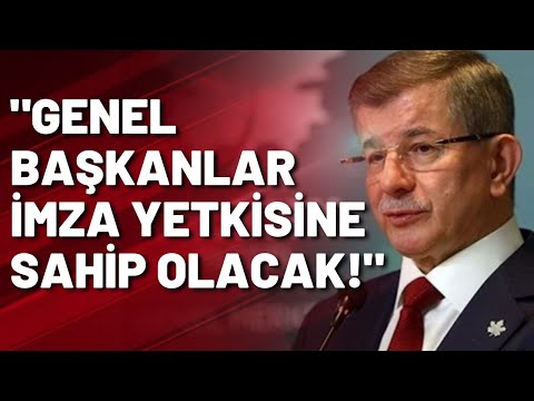Ahmet Davutoğlu: Türkiye'yi bir kişi kurtarmayacak!