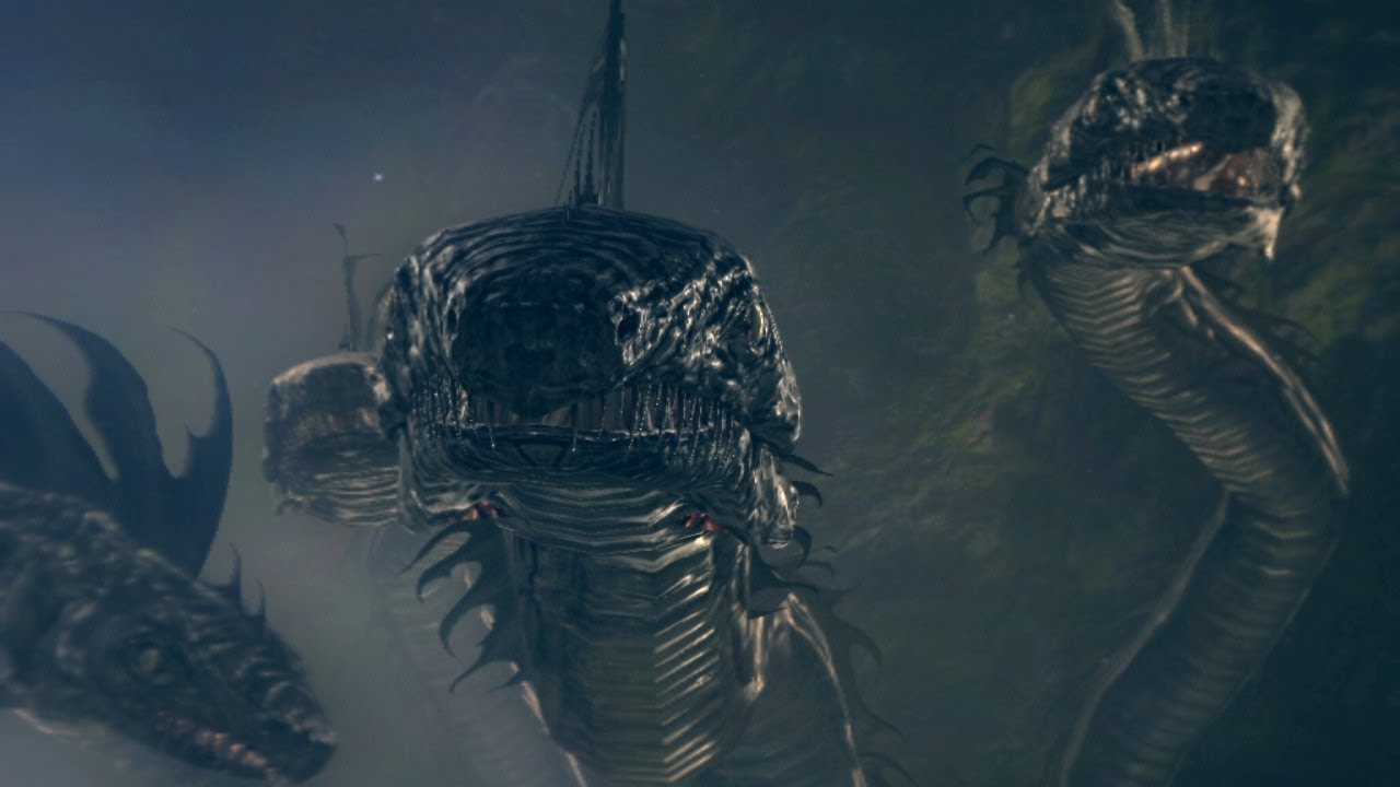 Dark Souls Drago idra del lago di cenere - YouTube