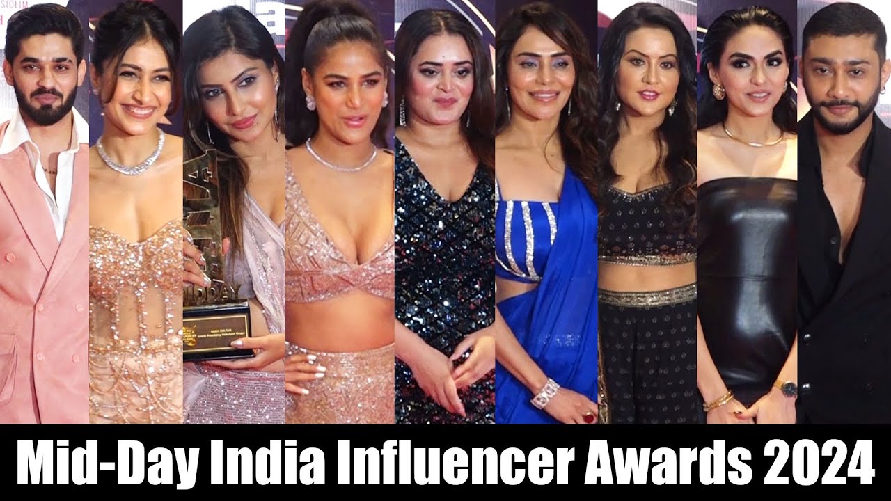 Sana Sultan, Poonam Pandey, Arshi Khan, Bebika Dhurve & More At Mid Day ...