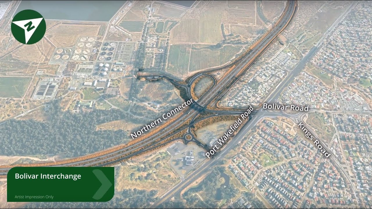 How to use the Northern Connector Bolivar Interchange - YouTube