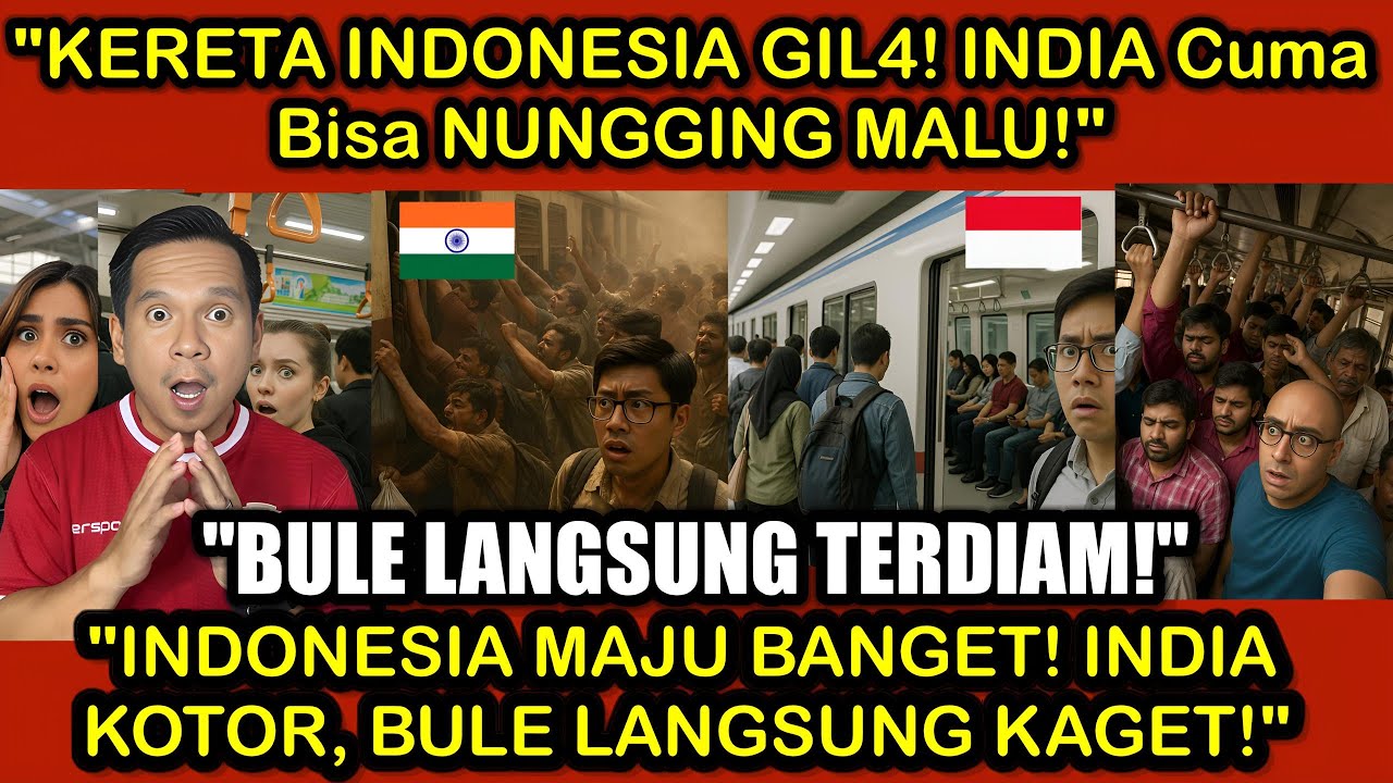 Bule Tak Berkata Apa-Apa! Kereta Indonesia Mewah dan Bersih, India ...