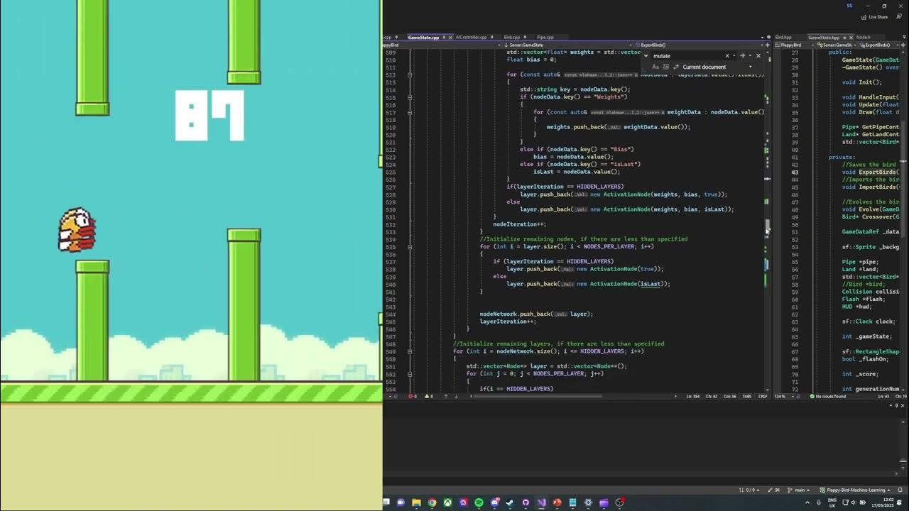 Neural Networks - Flappy Bird AI - YouTube