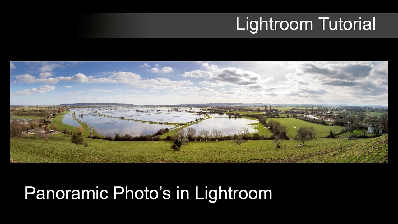 How to create a Panorama photo in Lightroom CC - Lightroom Tutorial - YouTube