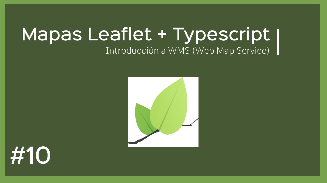 Leaflet - WMS - Web Map Service - Introducción - YouTube