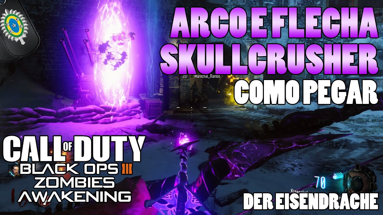COD Black Ops 3 Zombies - ARCO SKULLCRUSHER: Como Pegar [Der ...