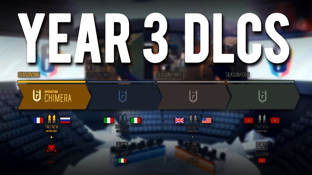 All YEAR 3 Season DLC Reveal - Rainbow Six Seige 2018 (Invitational ...