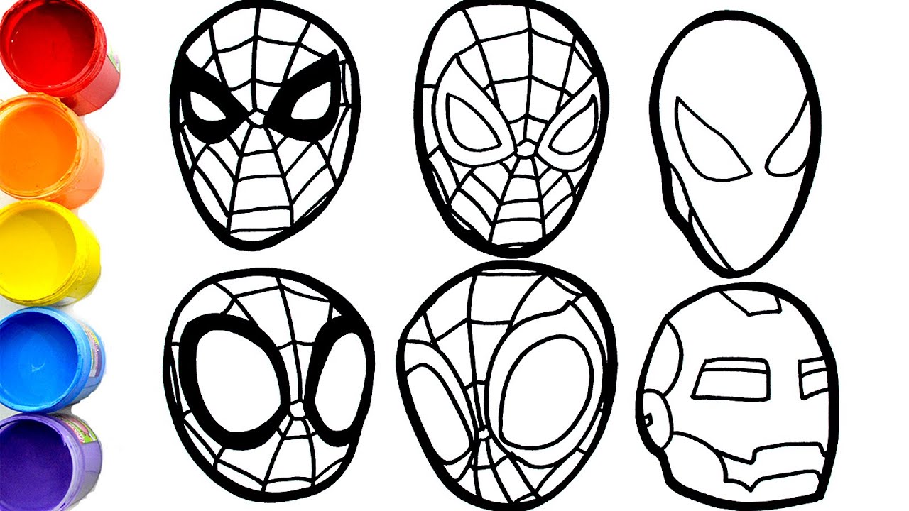 🔴🔴How To Draw Spidey and His Amazing Friends and villains faces ...