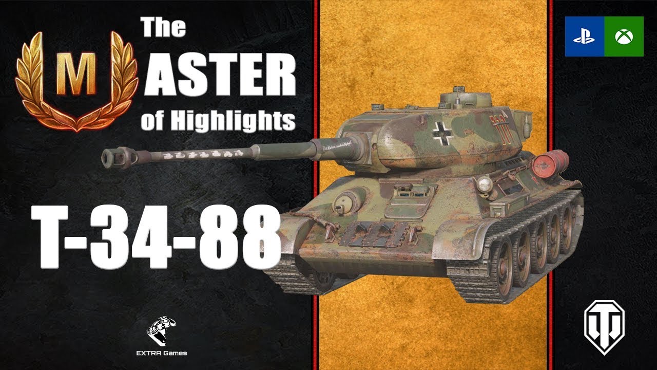 The Master of Highlights: T-34-88 - YouTube