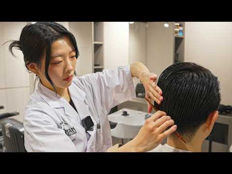 💈(ASMR) Not Just a Haircut… A Therapy Session with a Japanese Female Barber
