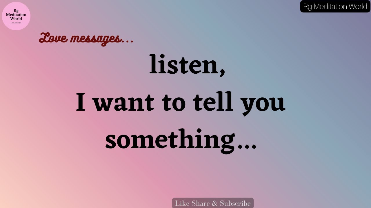 Dm To Df Today Listen I Want To Tell You Something πππ₯° Youtube