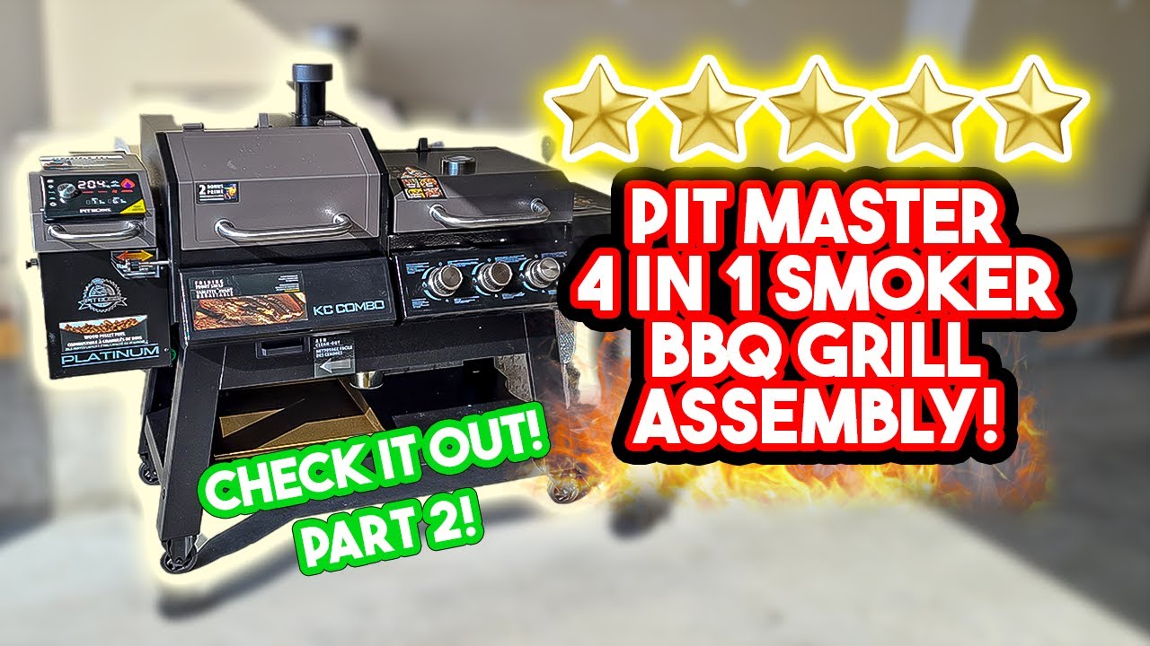 Assembly Pit Boss BBQ, Grill, Day-3 🔥 - YouTube