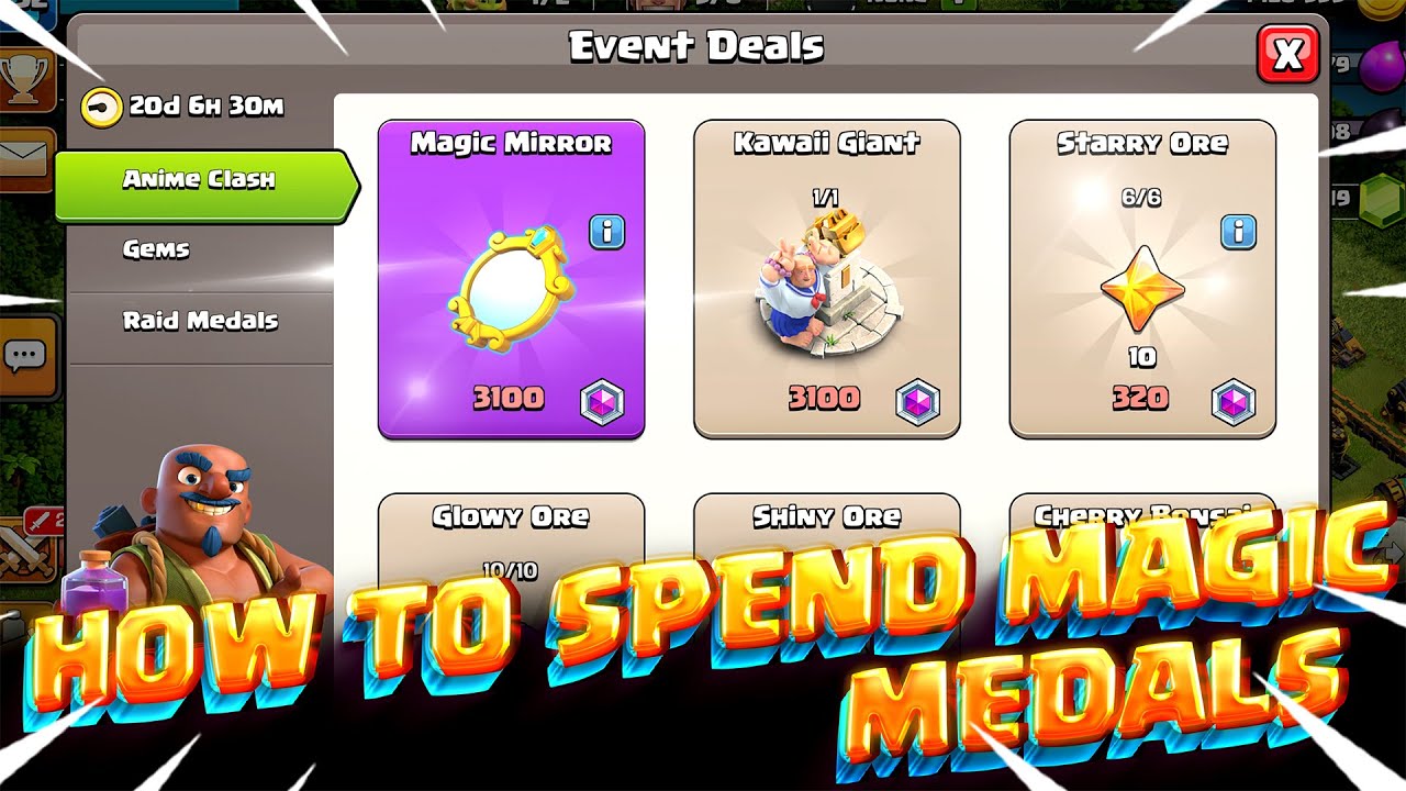 Best Ways to Use Magic Medals | Clash of Clans (Tamil) - YouTube