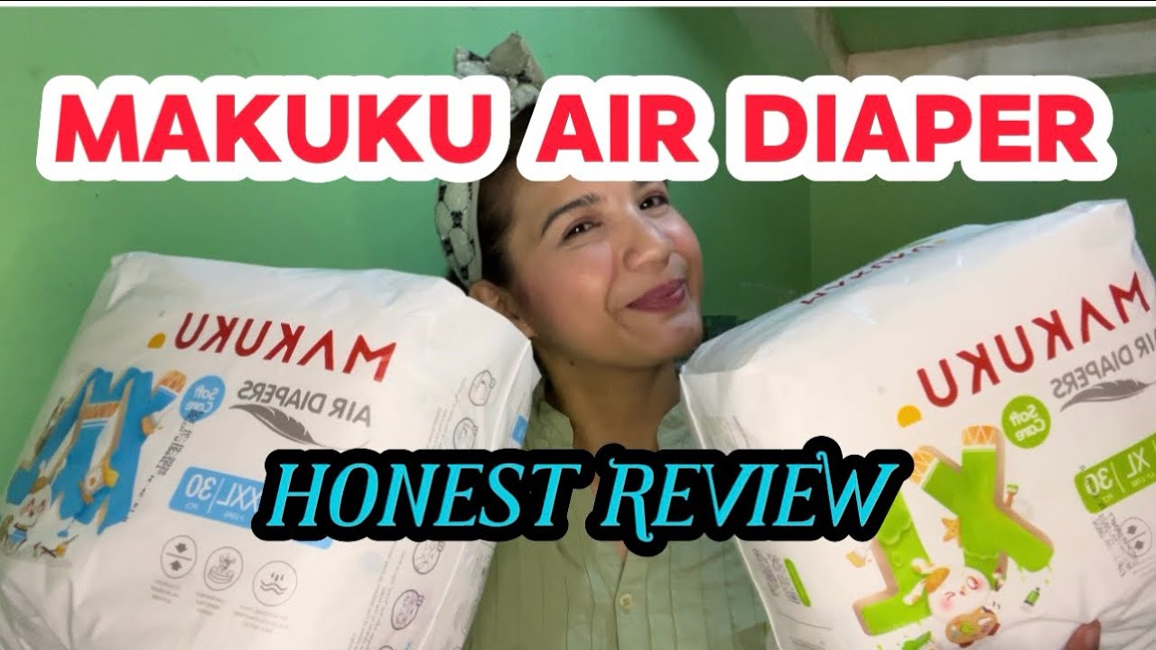MAKUKU AIR DIAPER REVIEW | SOFT CARE - YouTube