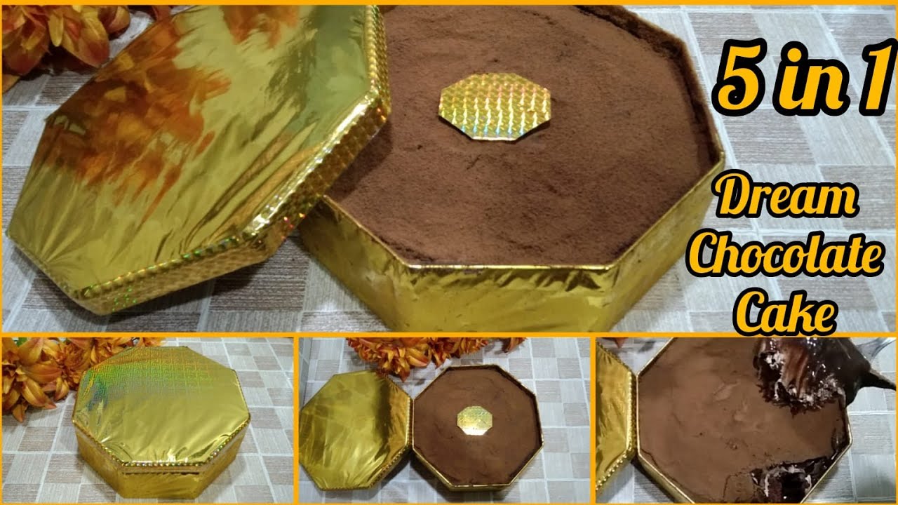 Trending 5 in 1 Torte cake | Perfect Chocolate Dream Cake | Eggless Chocolate Dream Cake - YouTube