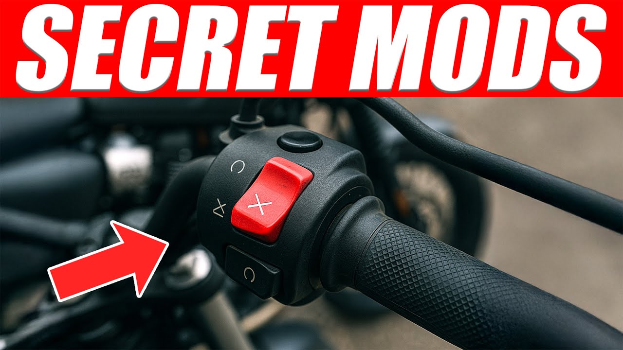12 SECRET Motorcycle Mods That’ll Instantly Upgrade Your Ride! - YouTube