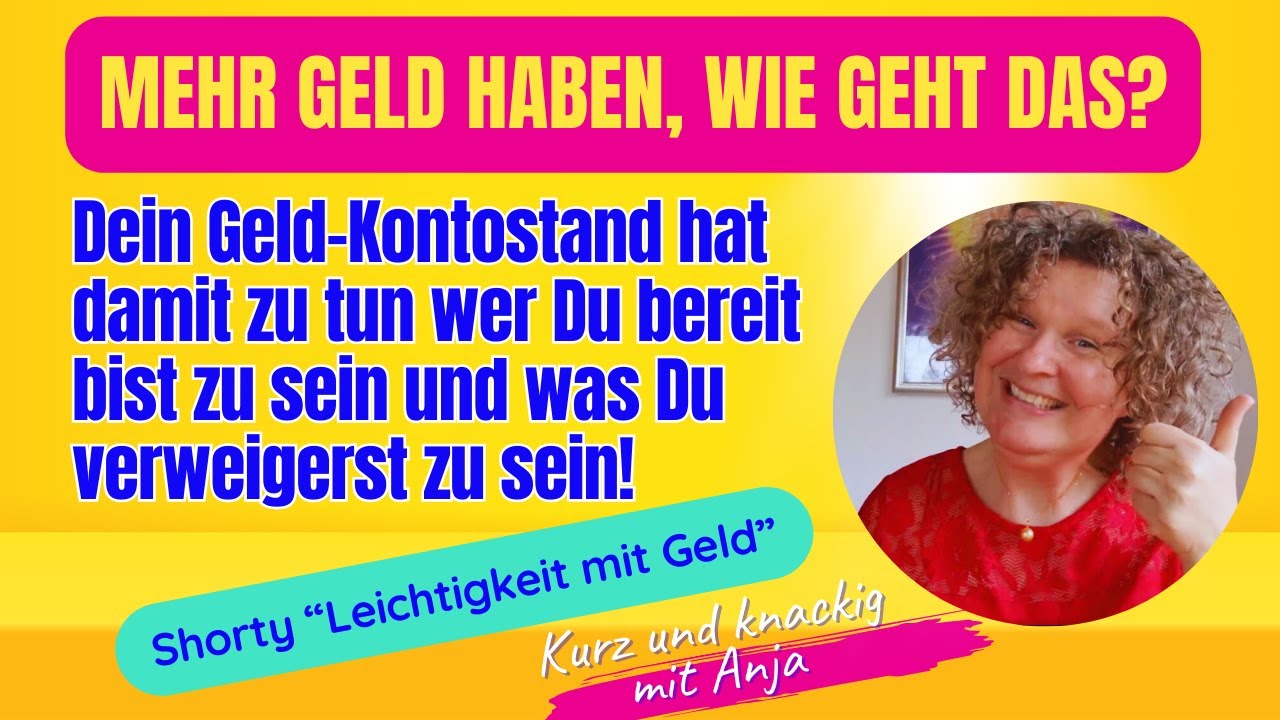 Mehr Geld haben, wie geht das? Klartext über Geldflüsse! - YouTube