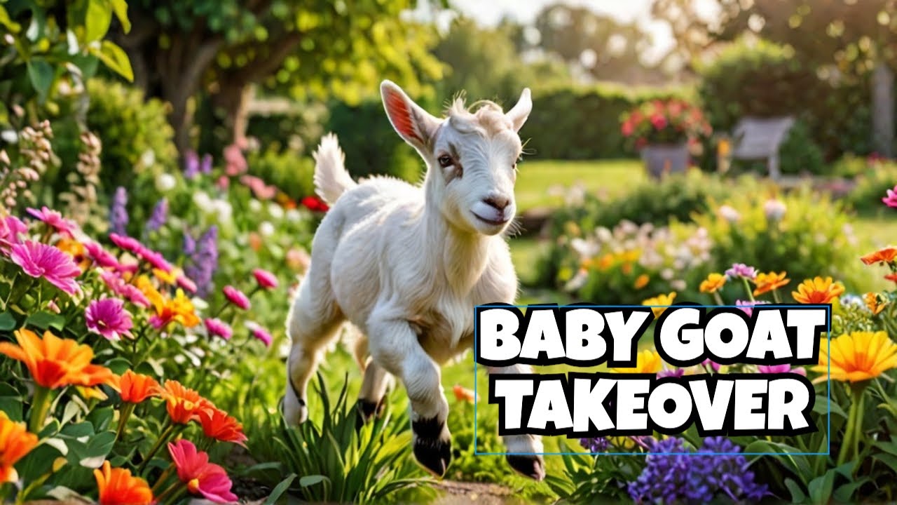 Crazy Baby Goat Takes Over the Garden! - YouTube