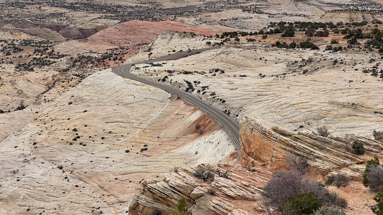 A ride on Utah Route 12 over the Hogback between Escalante and Boulder ...